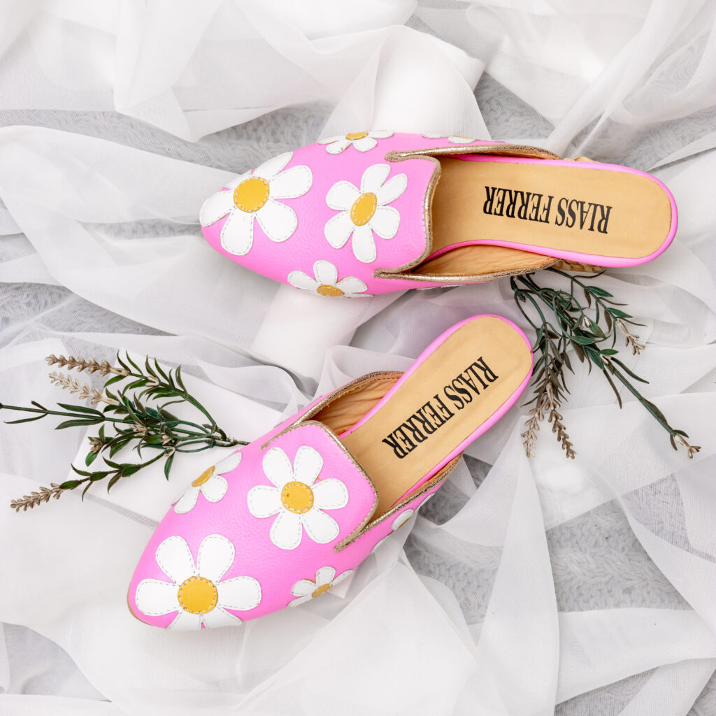 Babucha margarita lila - Zapaterias Riass